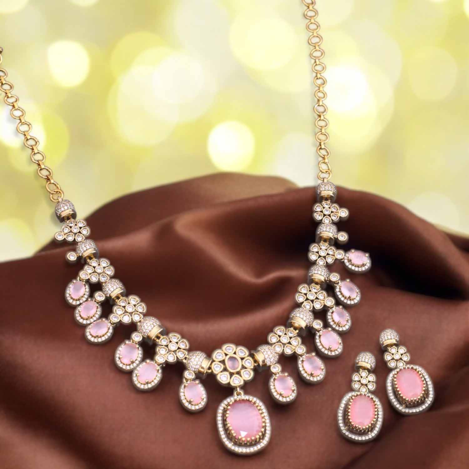 Blush Emily Victorian Jewellery Set - New Arrival – ChandiCharms